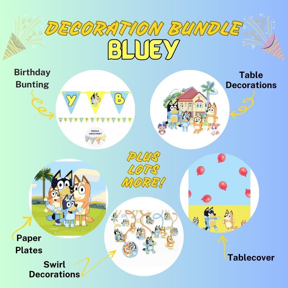 Bluey "Deluxe" Decoration Bundle – Bags Full of Fun