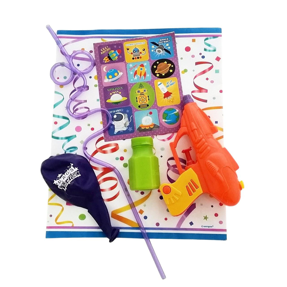 Alien Prepacked 6pc Party Bags - Space Themed Party Favors & Loot Bags ...