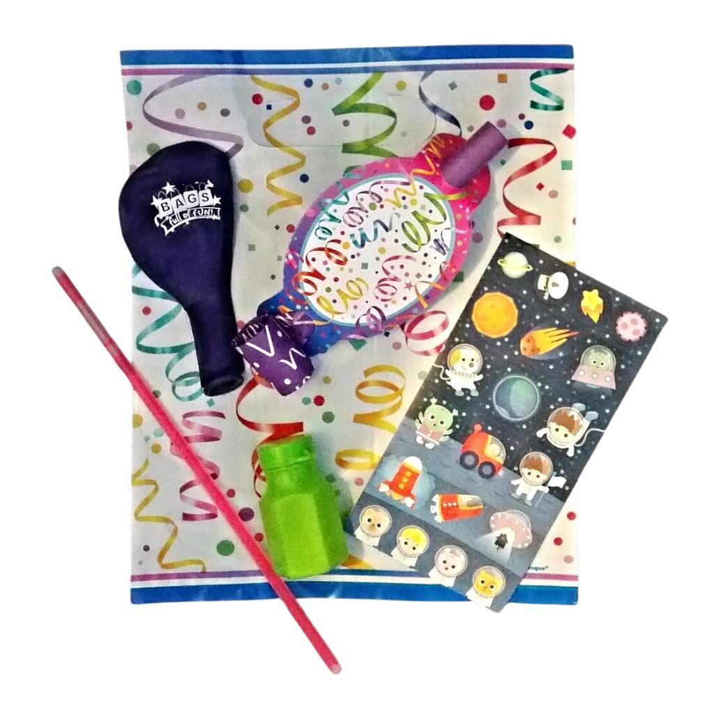 Space Alien Pre-Made 6pce Party Bags - Space Themed Party Favors, Loot ...