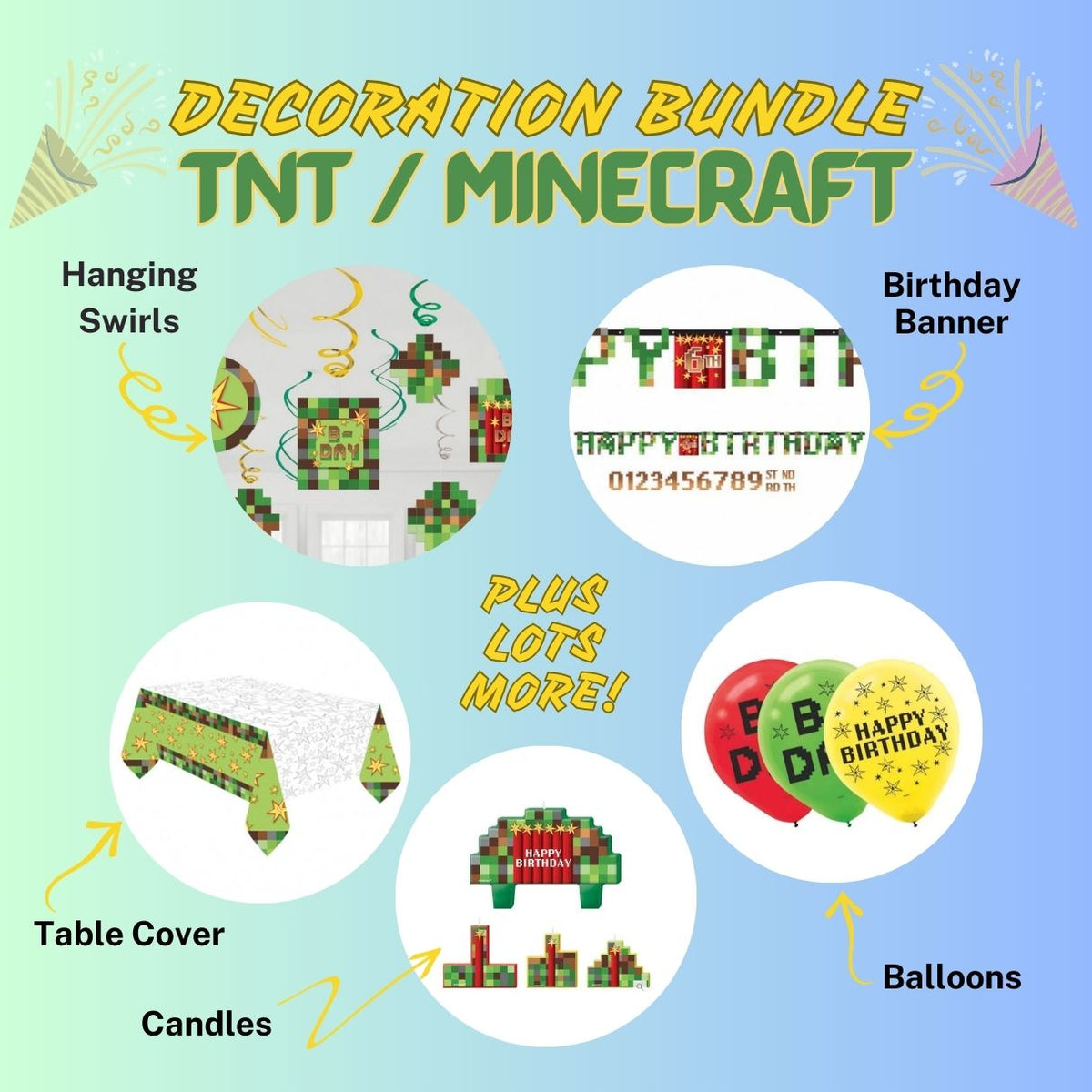 TNT "Deluxe" Decoration Bundle – Bags Full of Fun
