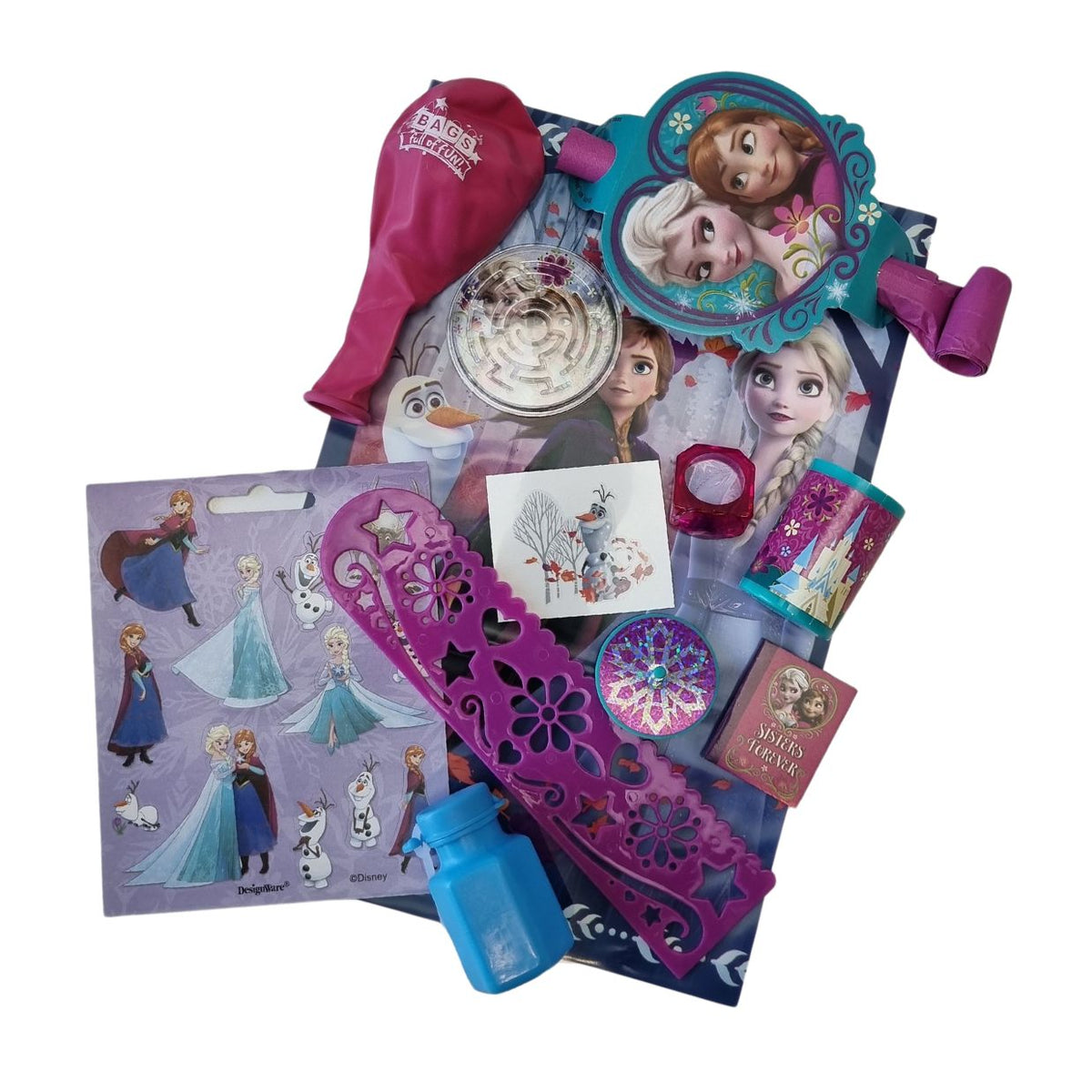 Disney Frozen Prepacked Party Bag 12Pce - Frozen Party Supplies ...