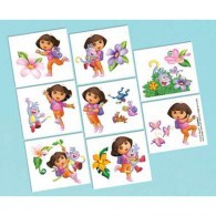 Dora the Explorer Tattoo - Party games, decorations and party bags made ...