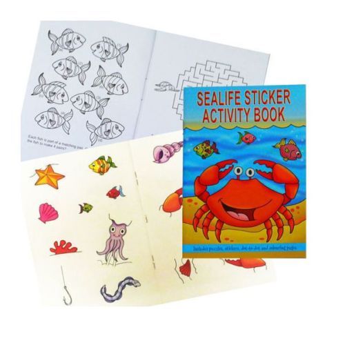 Sea Life Sticker Activity Book – Bags Full of Fun