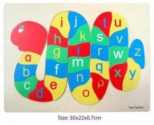 Snake Alphabet Puzzle – Bags Full of Fun