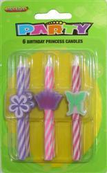 Princess Candle - 6 pce set – Bags Full of Fun